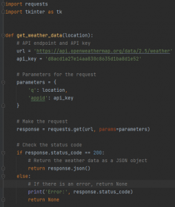 Creating a Weather App in Python – timnott-it